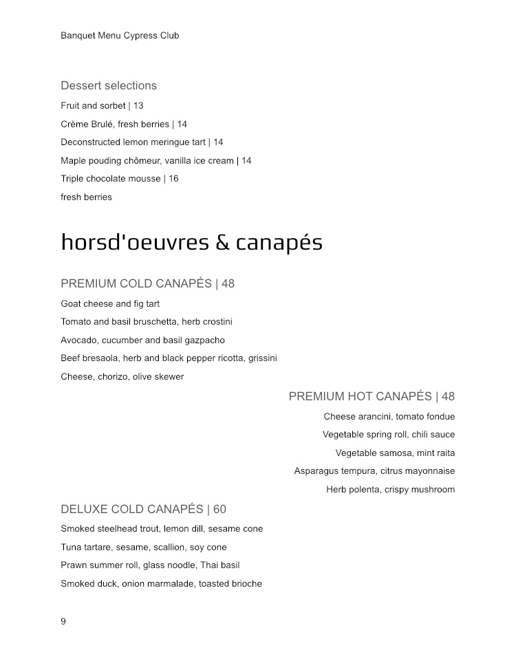 Room Rentals & Private Functions | Cypress Club Medicine Hat